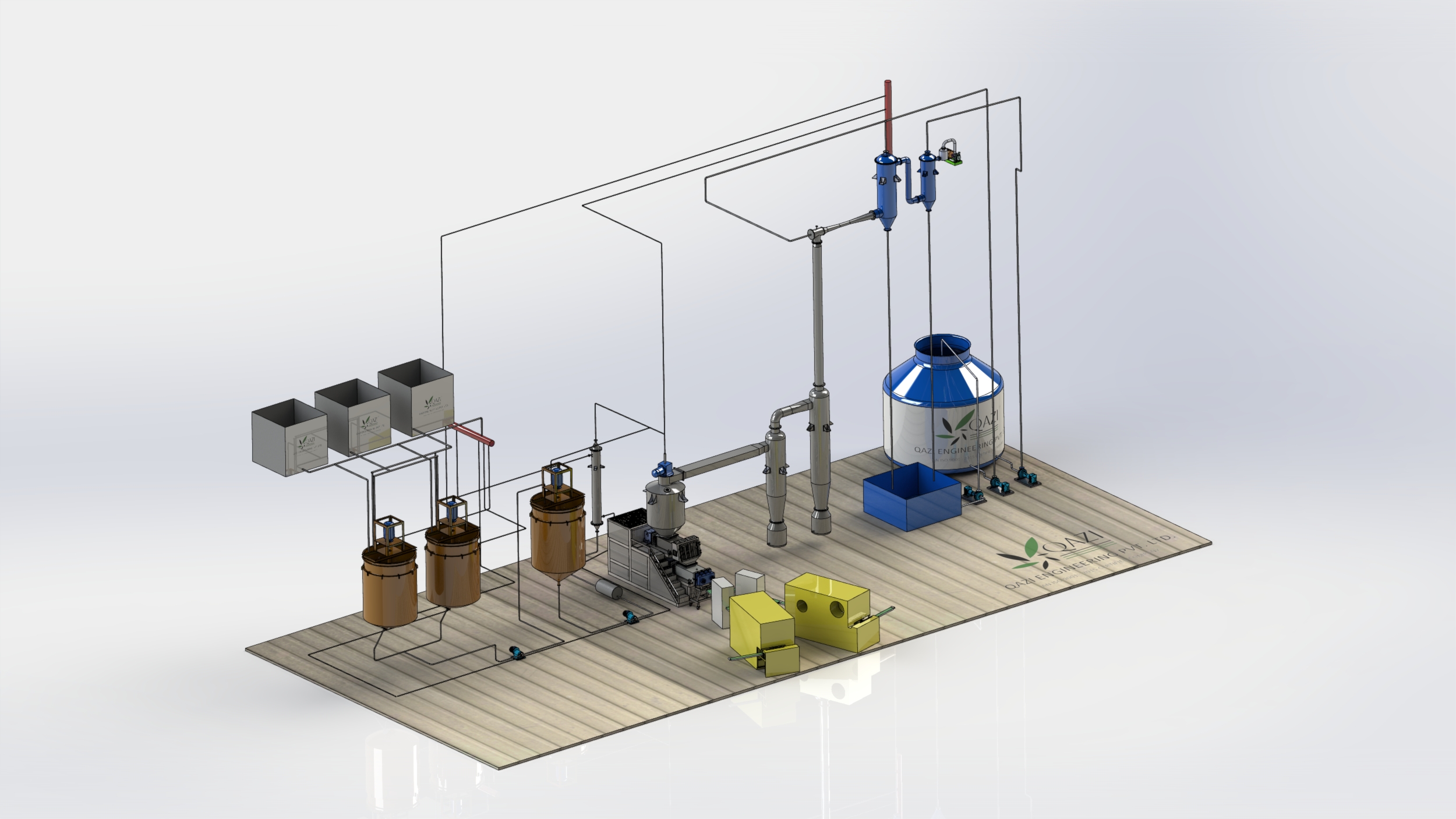 Toilet/Laundry Soap Plant (Spray Drying Process) - Qazi Engineering