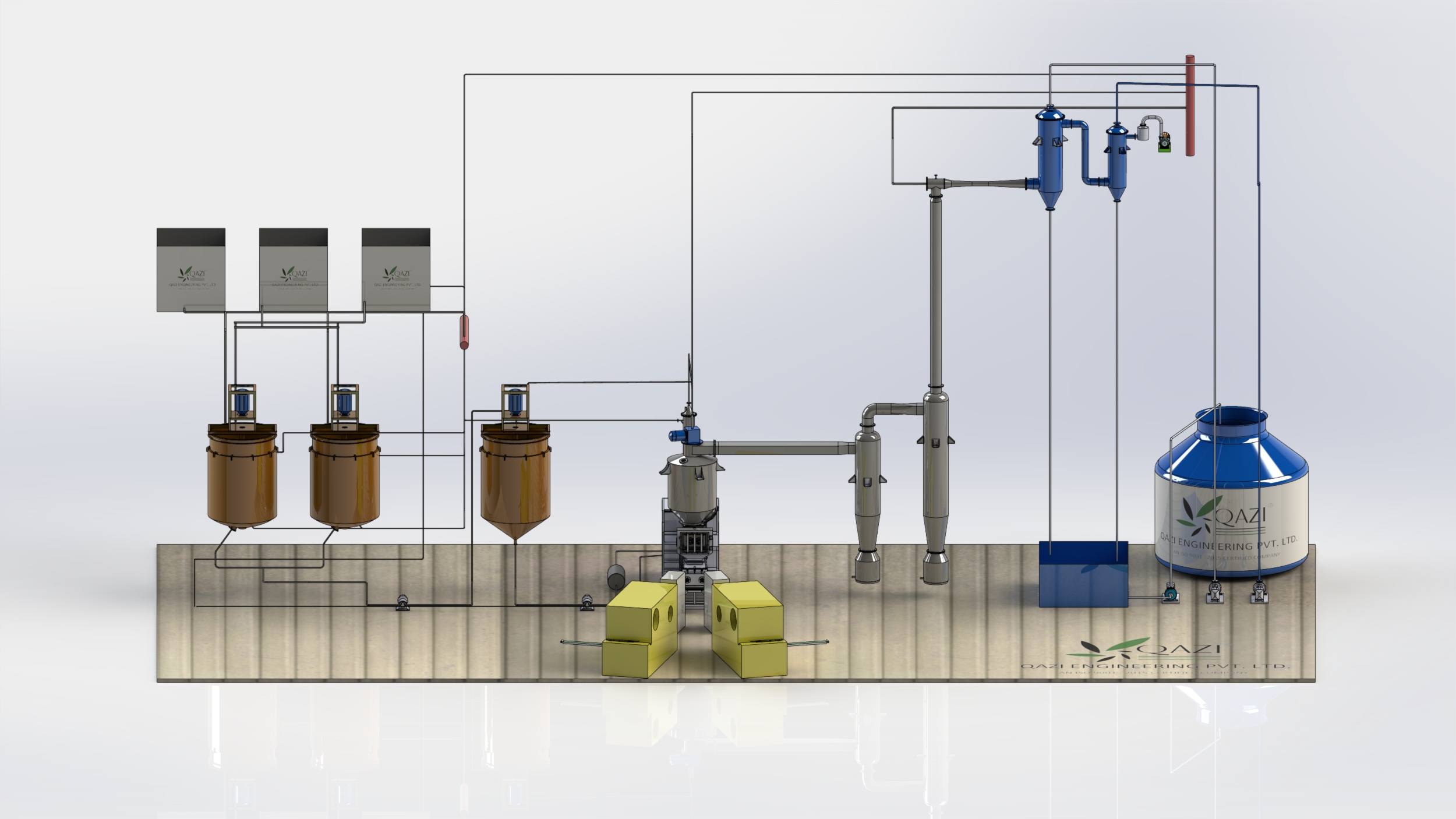 Toilet/Laundry Soap Plant (Spray Drying Process) - Qazi Engineering